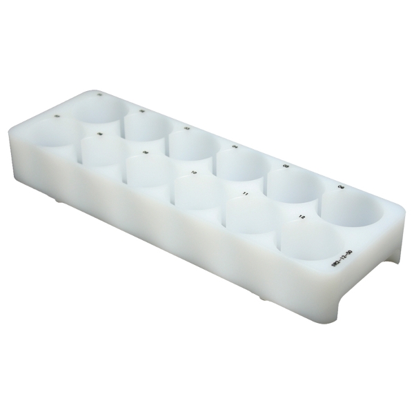 12 Position Super Sample Rack - 50 mm OD