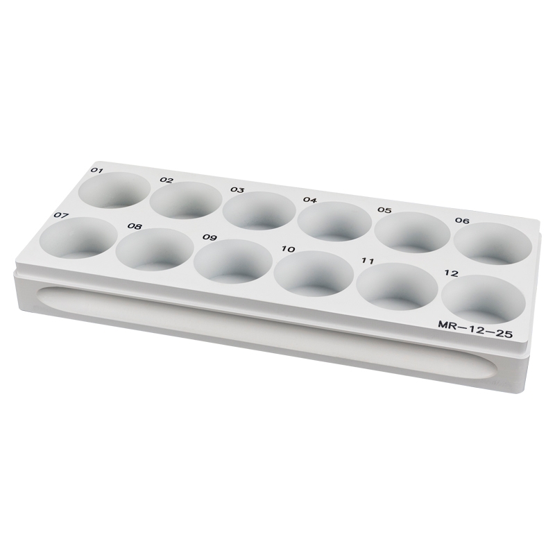 12 Position CPVC Micro Sample Rack - 25 mm OD