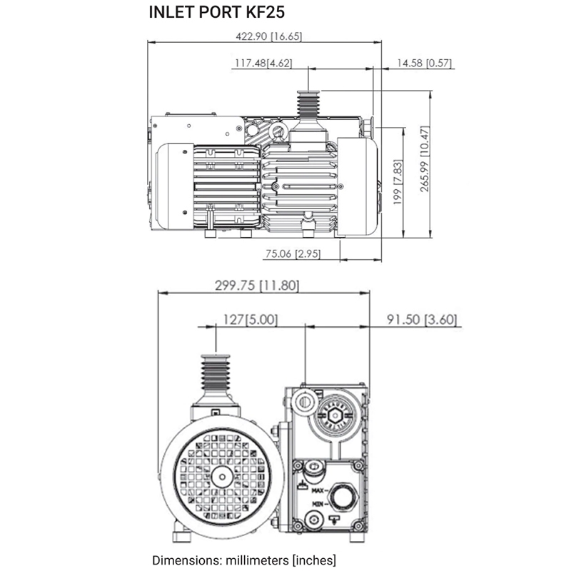 Agilent MS40+ single stage rotary pump